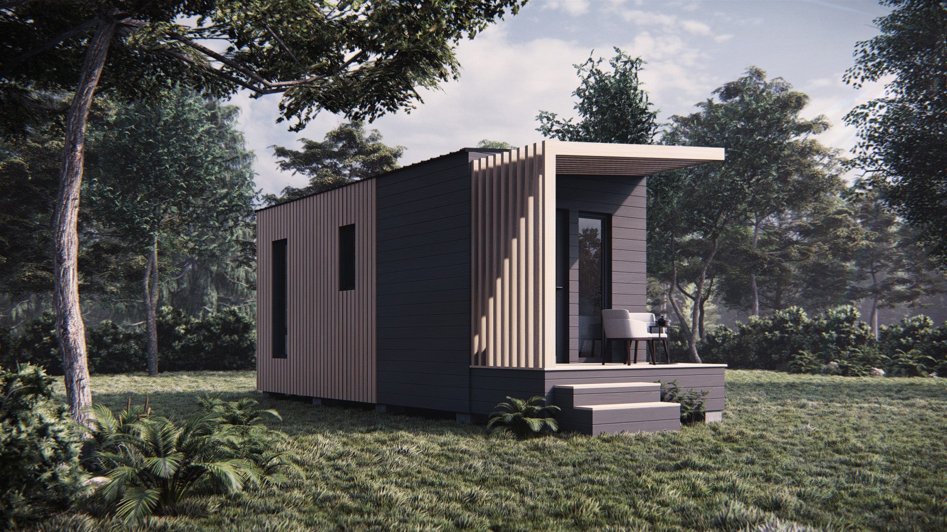 Modern Cabin Architectural Plans. Instant Downloadable PDF Blueprints ...